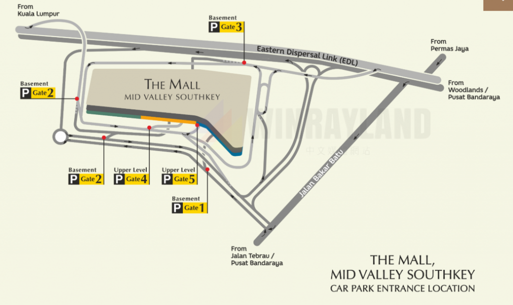 The Full List Of Stores In Mid Valley Southkey The Mall, Johor Bahru ...