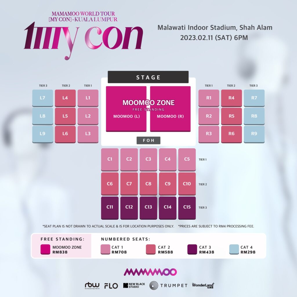 MAMAMOO Malaysian Concert Tickets & Seating Plan Revealed - Hype Malaysia