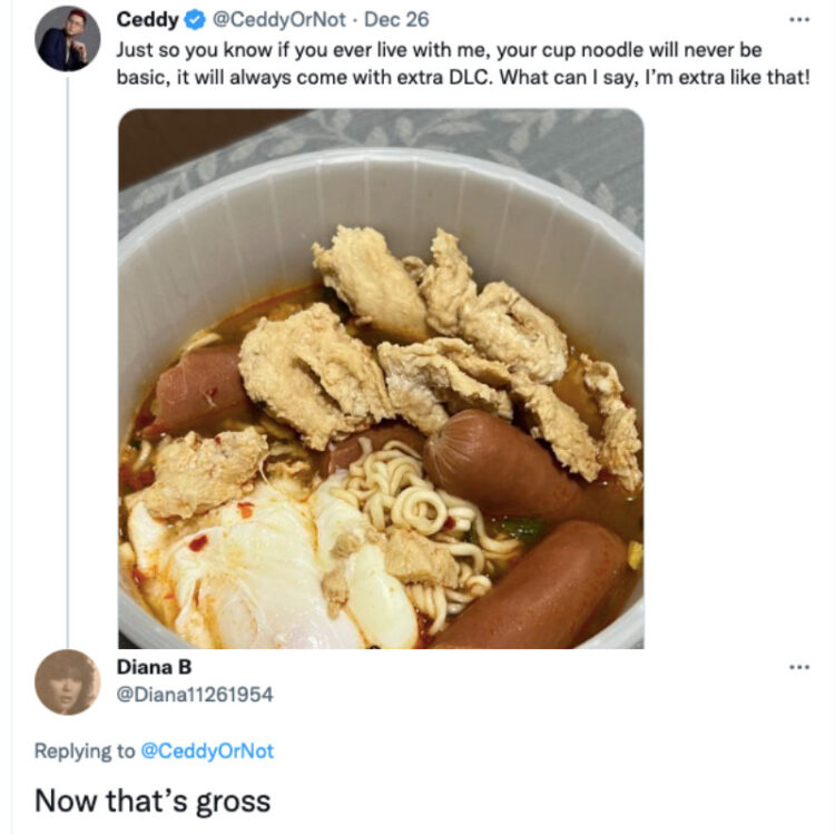 "Do Not Come For My Food": Ceddy Ang Fires Back At Twitter Troll For ...