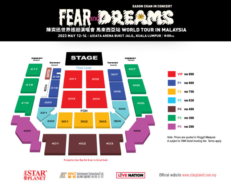 Eason Chan's KL Concert Tickets & Seating Plan Unveiled - Hype Malaysia