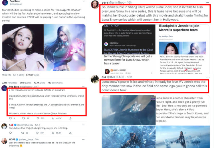 BLACKPINK Jennie To Make Marvel Debut As Luna Snow? - Hype Malaysia