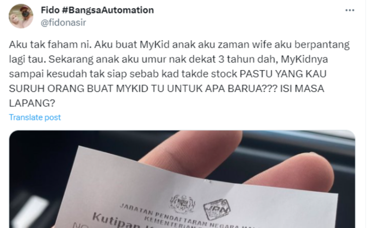 Is MyKID Card Necessary? Malaysian Parents Debate Its Benefits ...