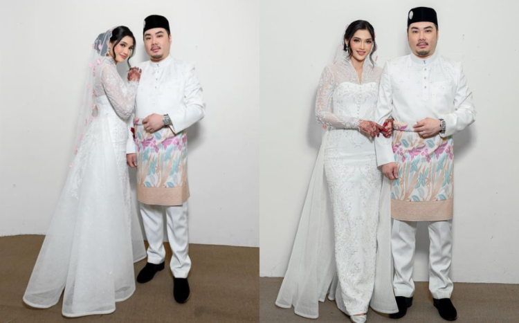 (Photos) Singaporean Actress Atikah Suhaime Weds Malaysian Datuk Lokman ...