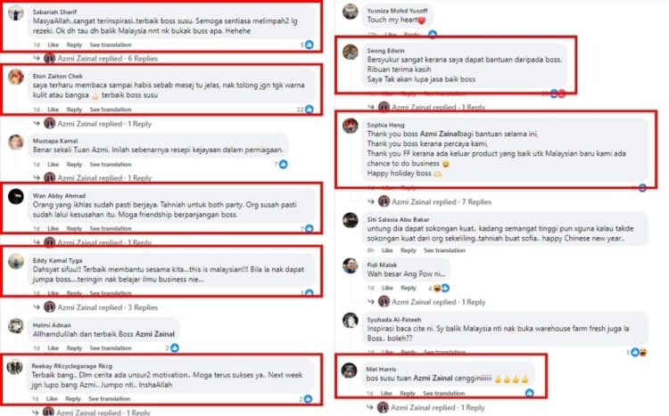 Farm Fresh’s ‘Boss Susu’ Azmi Zainal Praised For Lending RM50k To Help ...