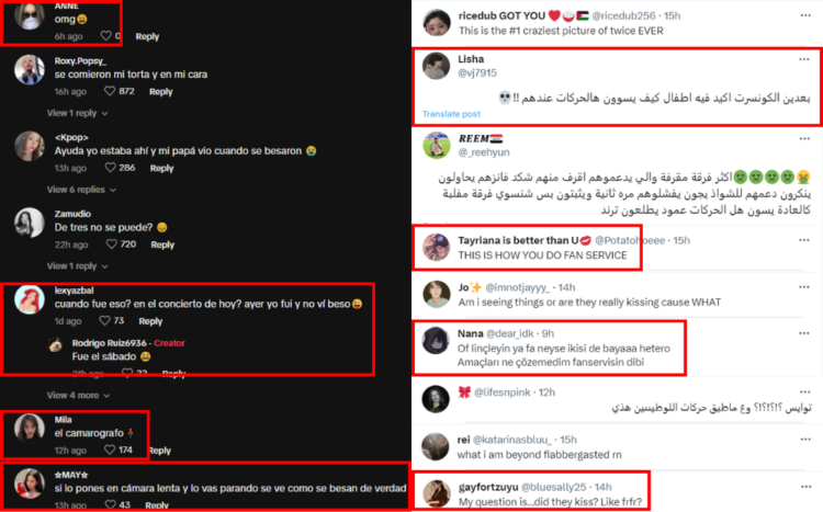 (Video) TWICE Members Jihyo & Sana Drive Fans Crazy With “Kiss” At Recent Concert - Hype Malaysia