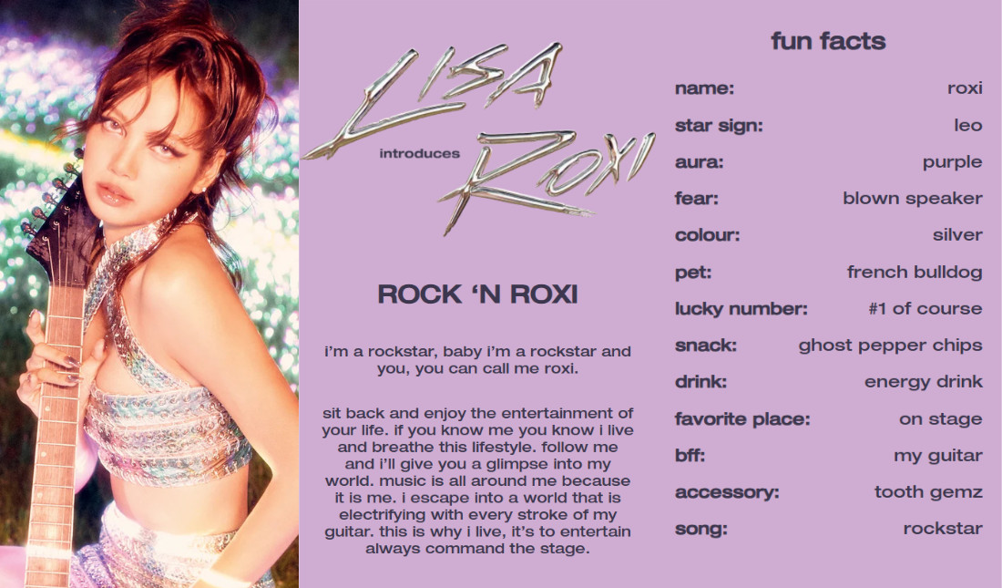 Roxi, Sunni & Kiki: Meet 3 Of BLACKPINK Lisa's Alter Egos From Her Upcoming Album - Hype Malaysia