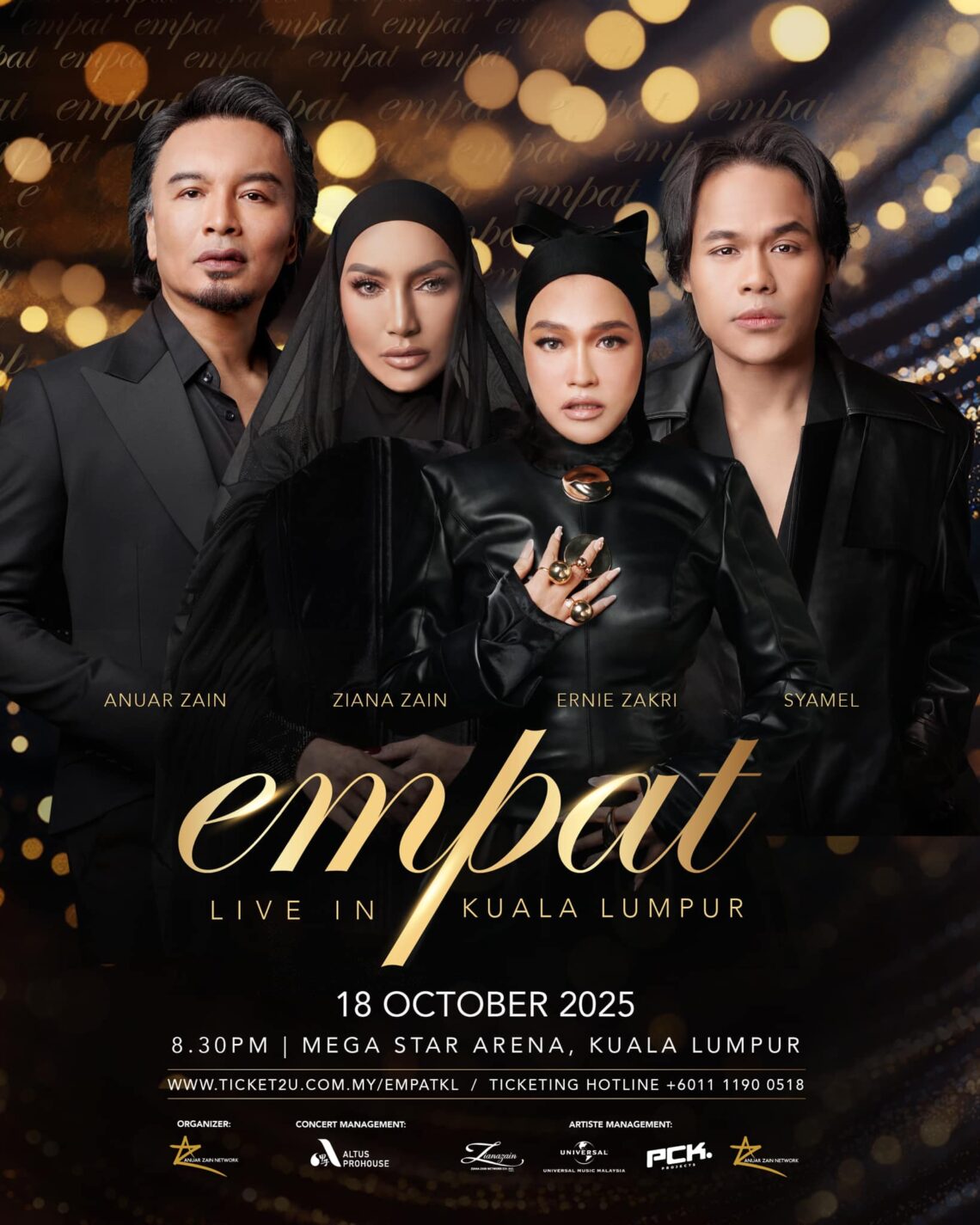 Malaysian Icons Anuar Zain, Ziana Zain, Ernie Zakri & Syamel Join ...