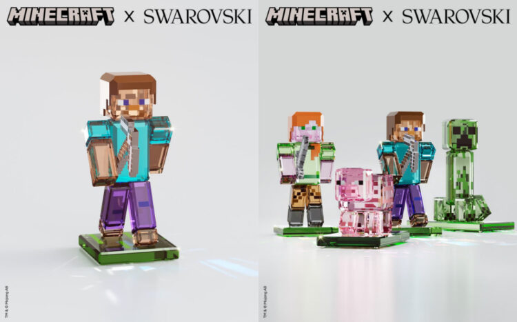 Swarovski Gets Crafty With Minecraft Characters In New Collaboration ...