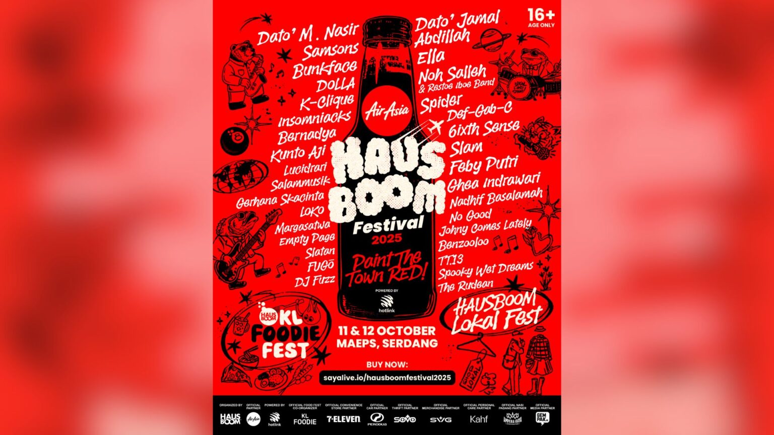 AirAsia Hausboom Festival 2025 Powered by Hotlink Returns with “Paint ...