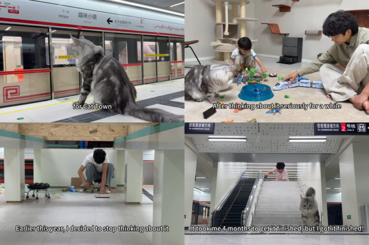 (Video) YouTuber Builds Fully Functional Mini Subway Station For His ...