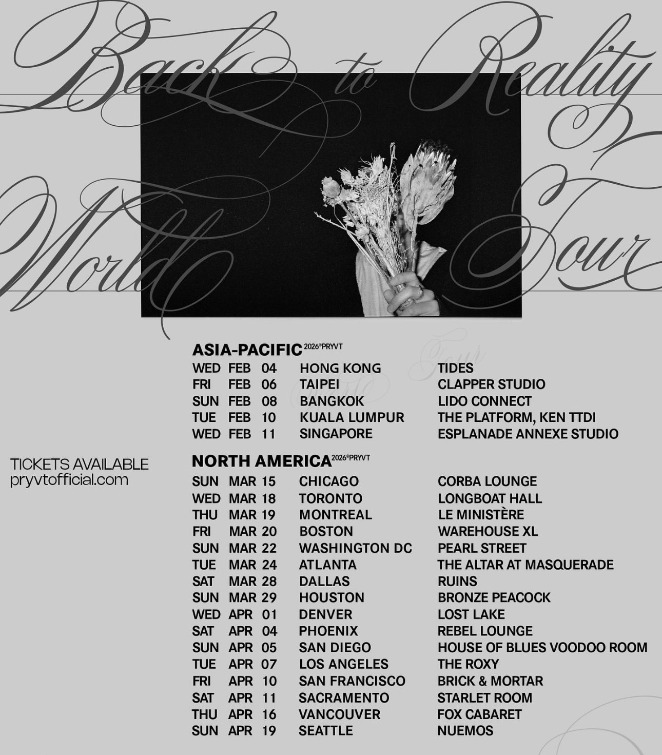 Indie-Rock Band PRYVT To Hold Concert In KL In Feb 2026 - Hype Malaysia