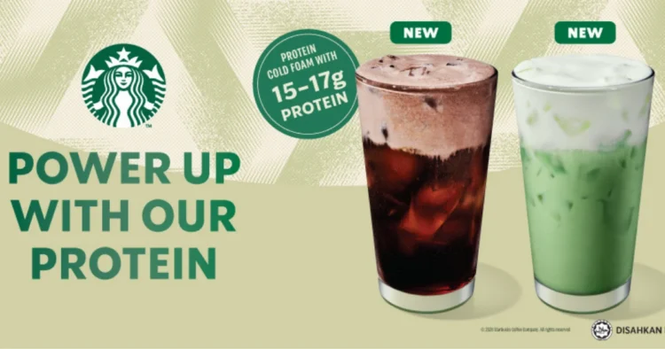 Starbucks Malaysia Just Dropped Protein Cold Foam, Your Iced Drinks Are ...